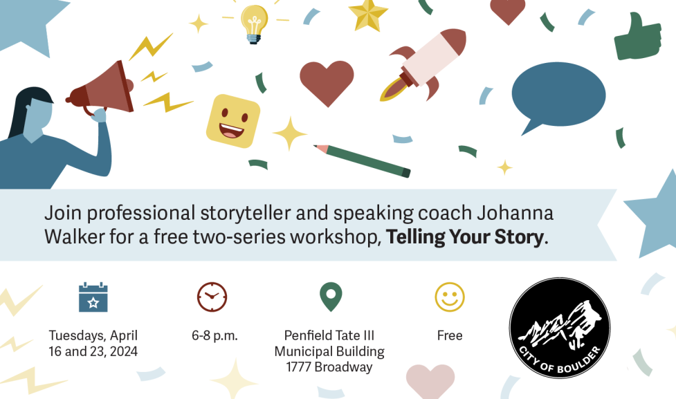 Tell Your Story workshop | City of Boulder